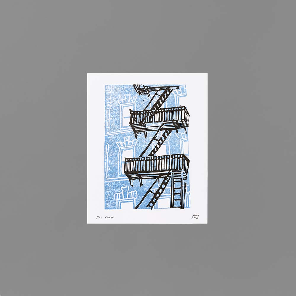 Inciardi Fire Escape Print