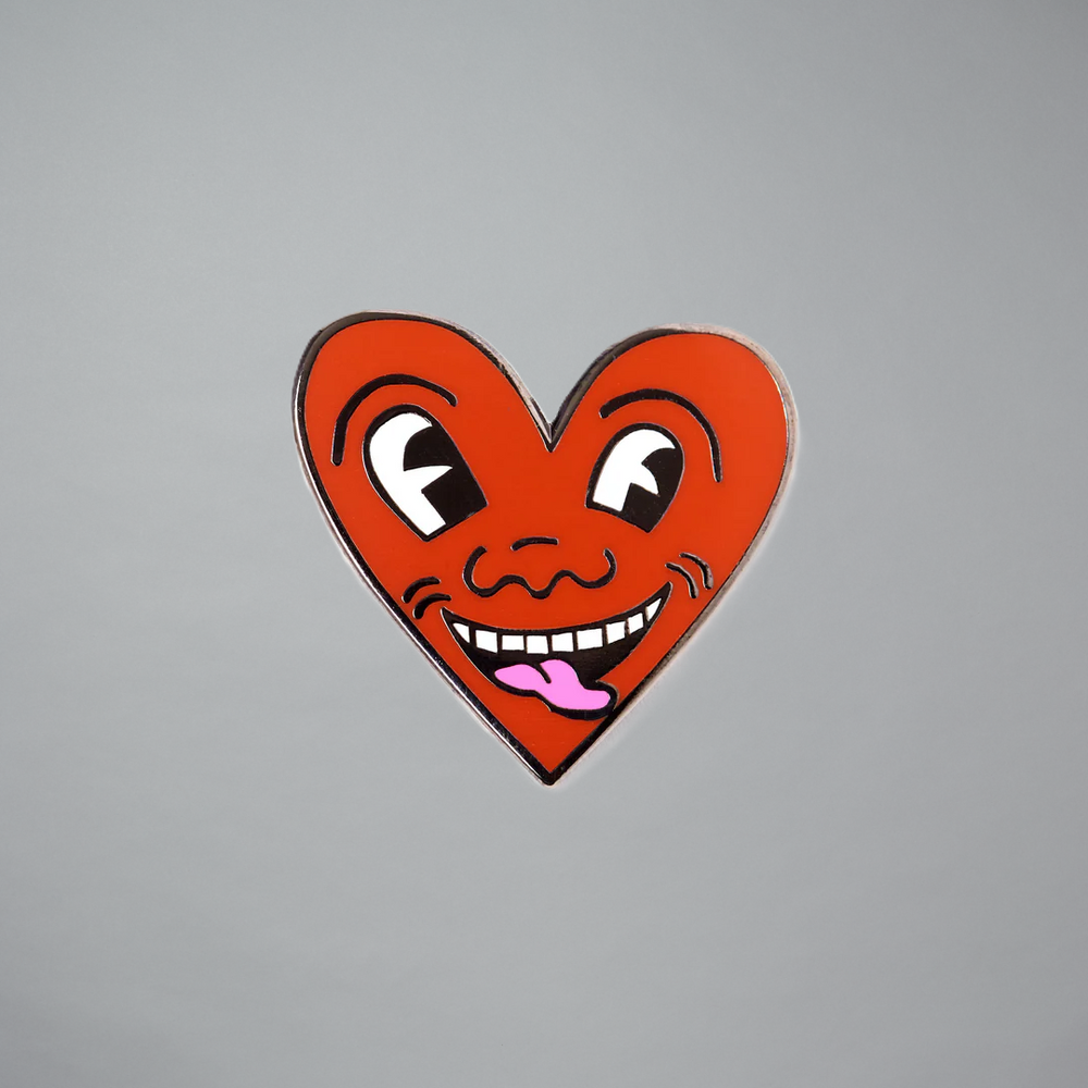 Keith Haring Heart Pin